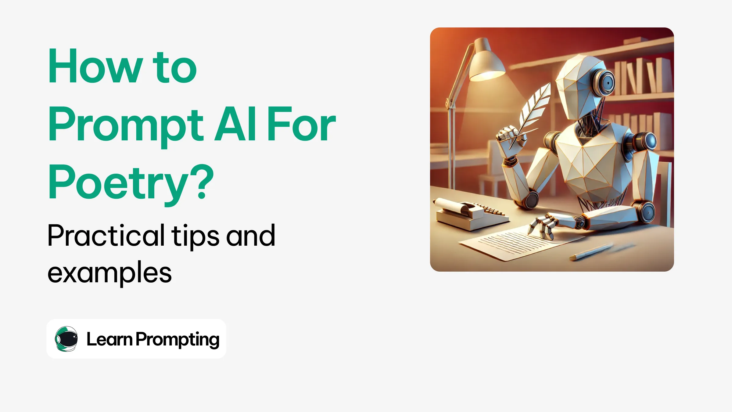 How to Prompt AI For Poetry?