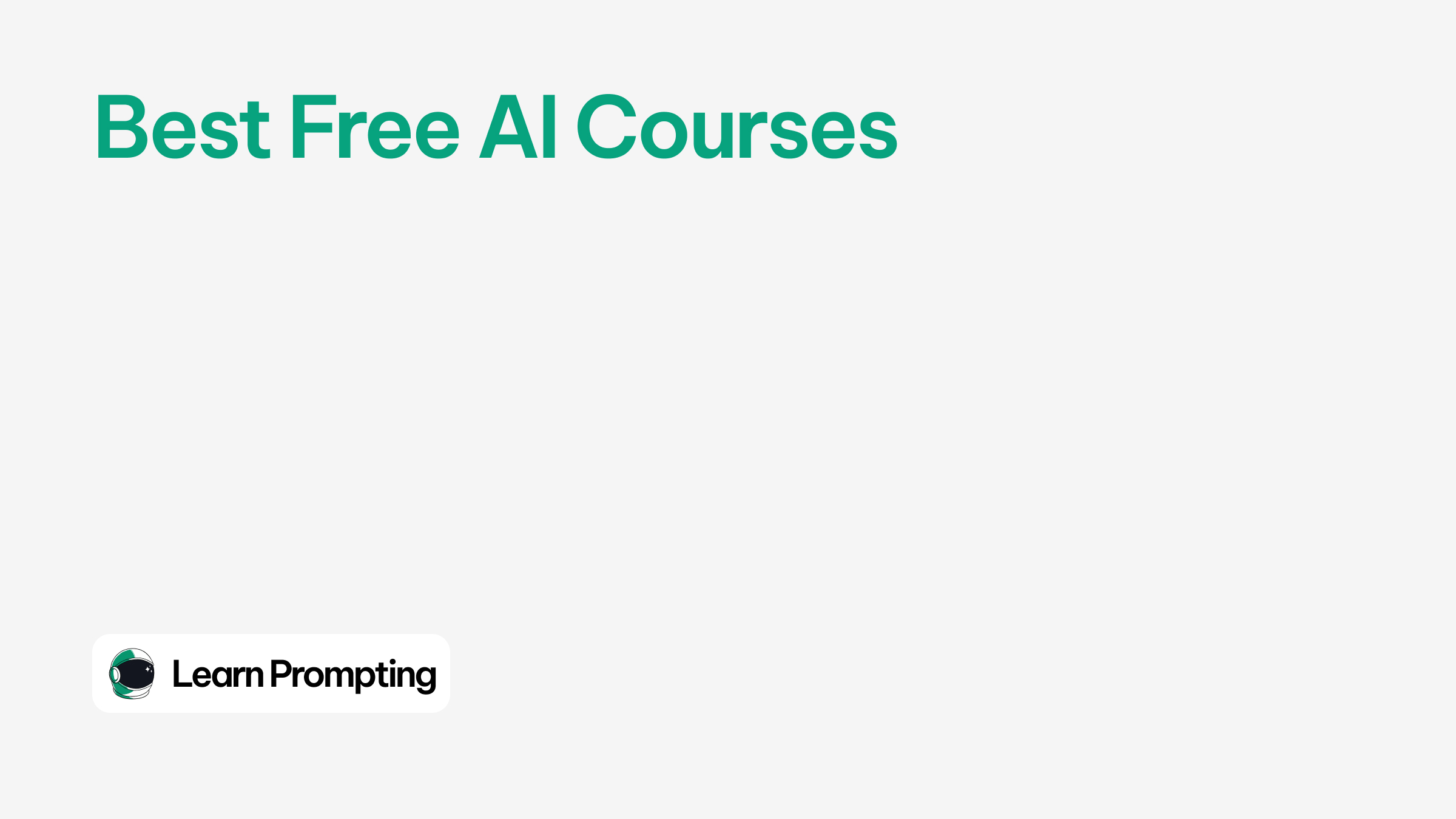 Best Free AI Courses with Certificates