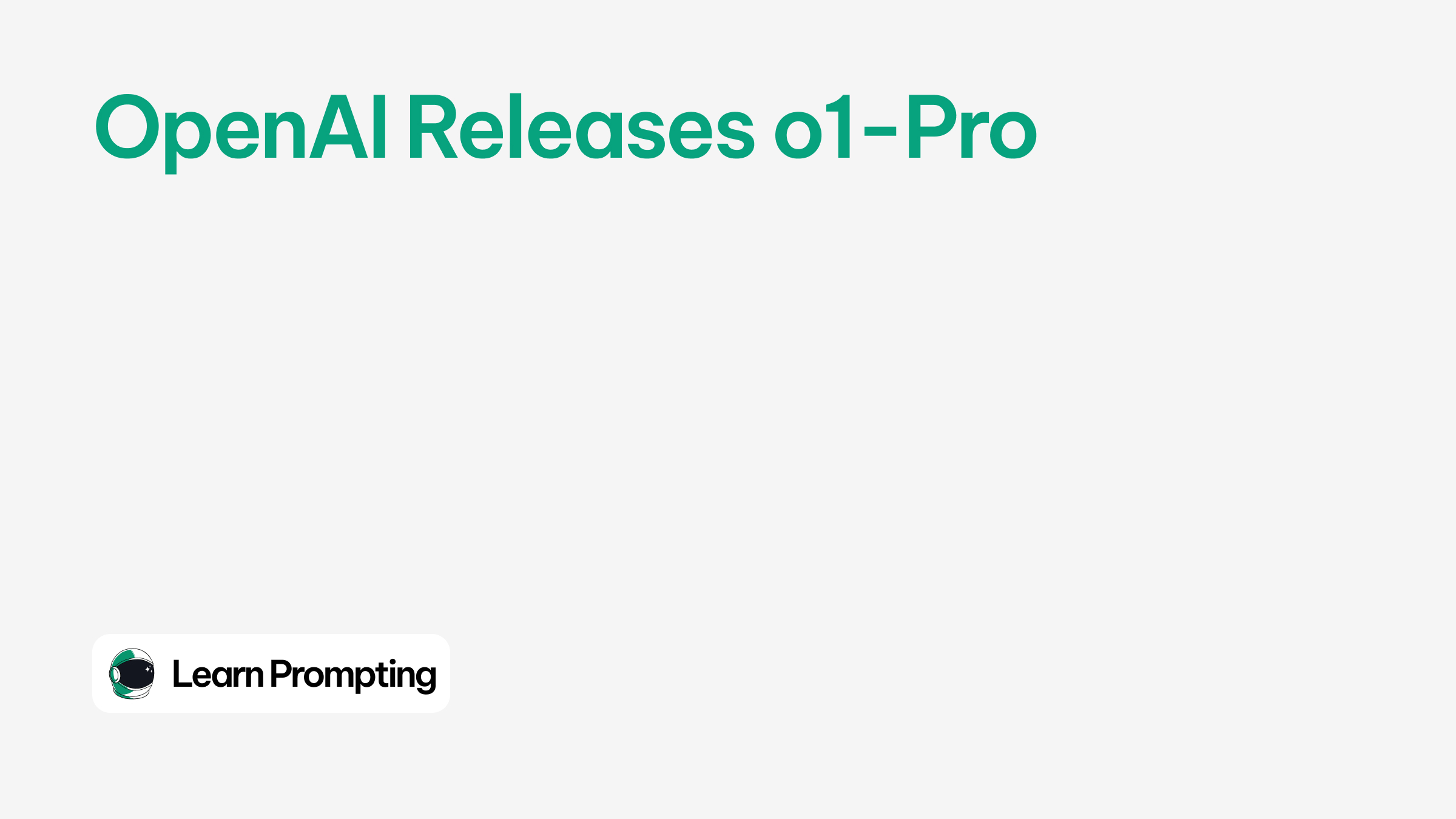 OpenAI Releases o1-Pro: A New Model Designed for Advanced Reasoning