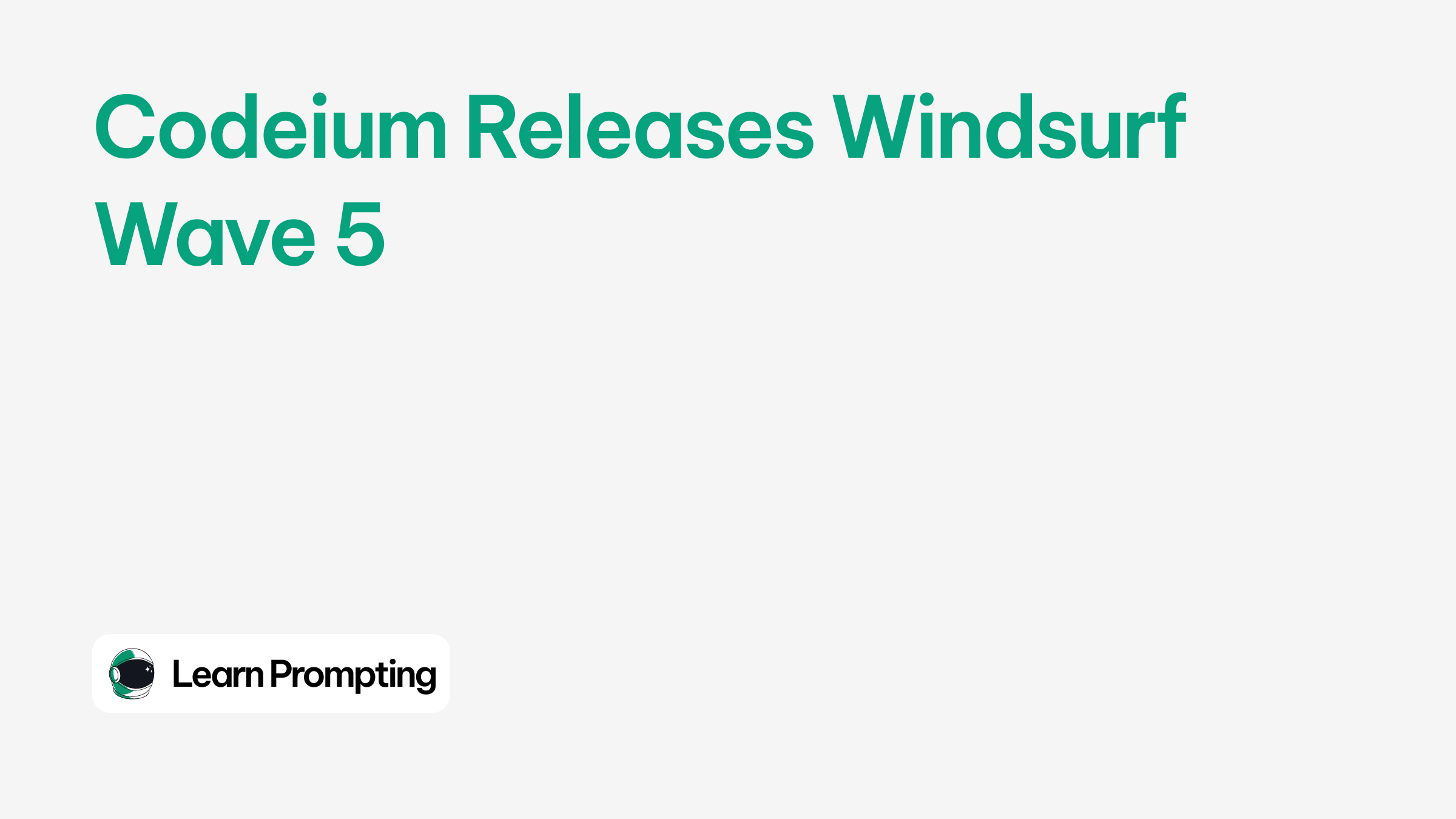 Codeium Releases Windsurf Wave 5 with Enhanced Tab Functionality